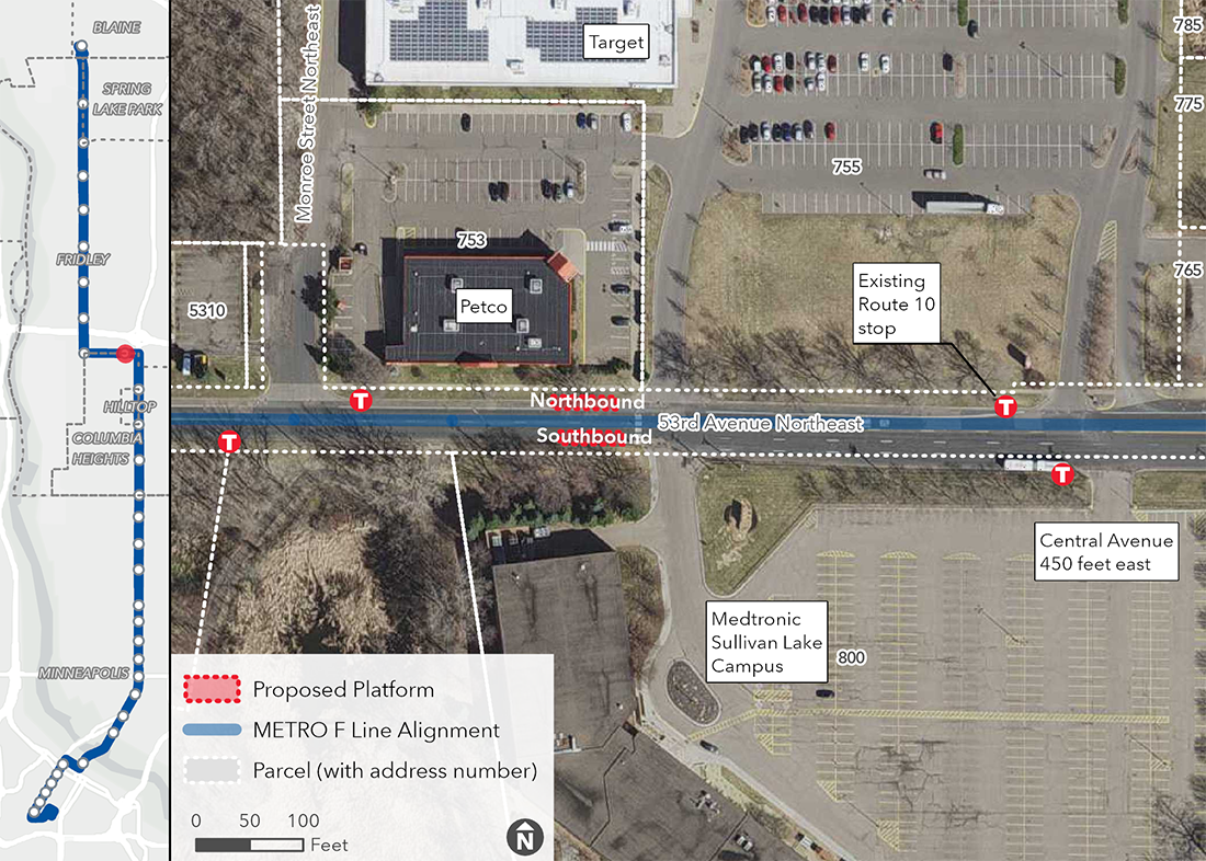 53rd Avenue & Monroe-Central - Metro Transit