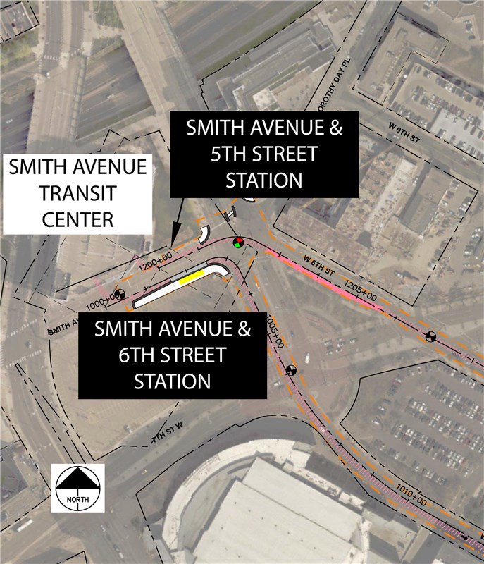 Smith Avenue & 5th Street Station - Metro Transit