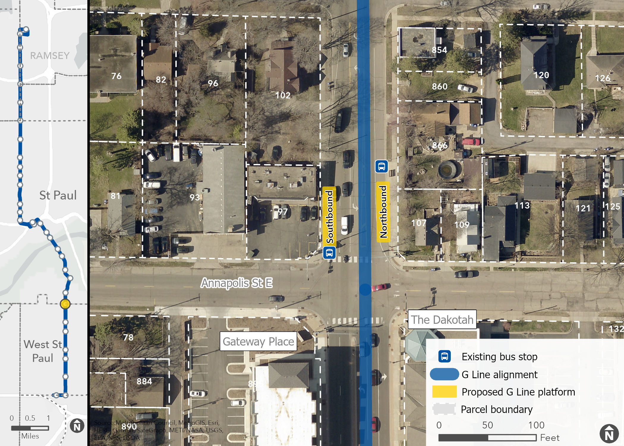 Robert & Annapolis - Metro Transit